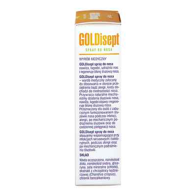 Goldisept spray do nosa 1 kup online | apteka internetowa apo-discounter.pl