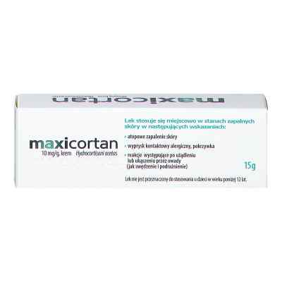 Maxicortan krem z hydrokortyzonem, krem o działaniu przeciwzapalnym ...
